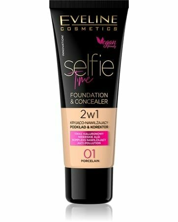 Тональный крем Eveline Cosmetics Selfie Time, оттенок 01 porcelain, 30 мл