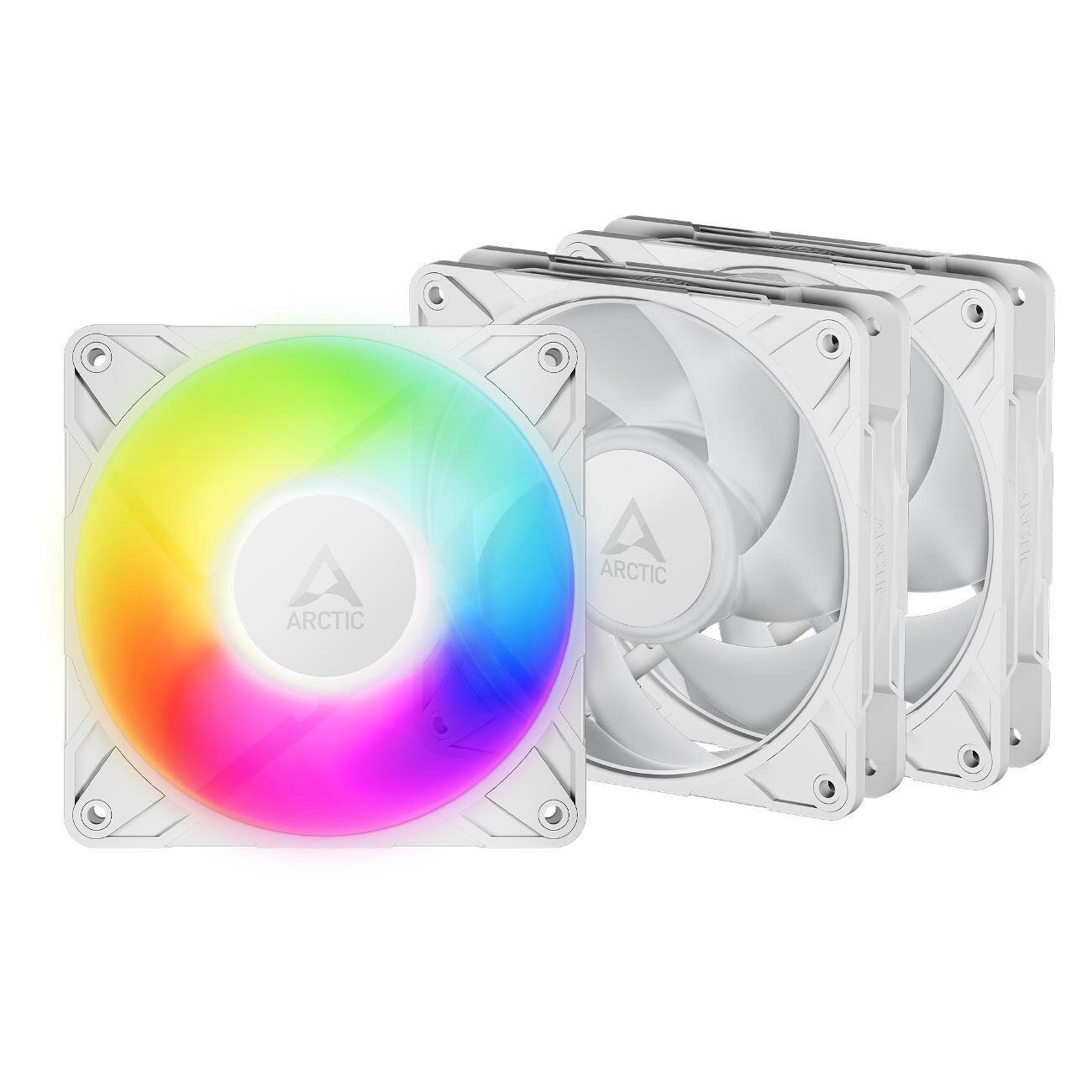 Вентиляторы для компьютера ARCTIC P12 Pro A-RGB Белый 3 шт. (ACFAN00326A)