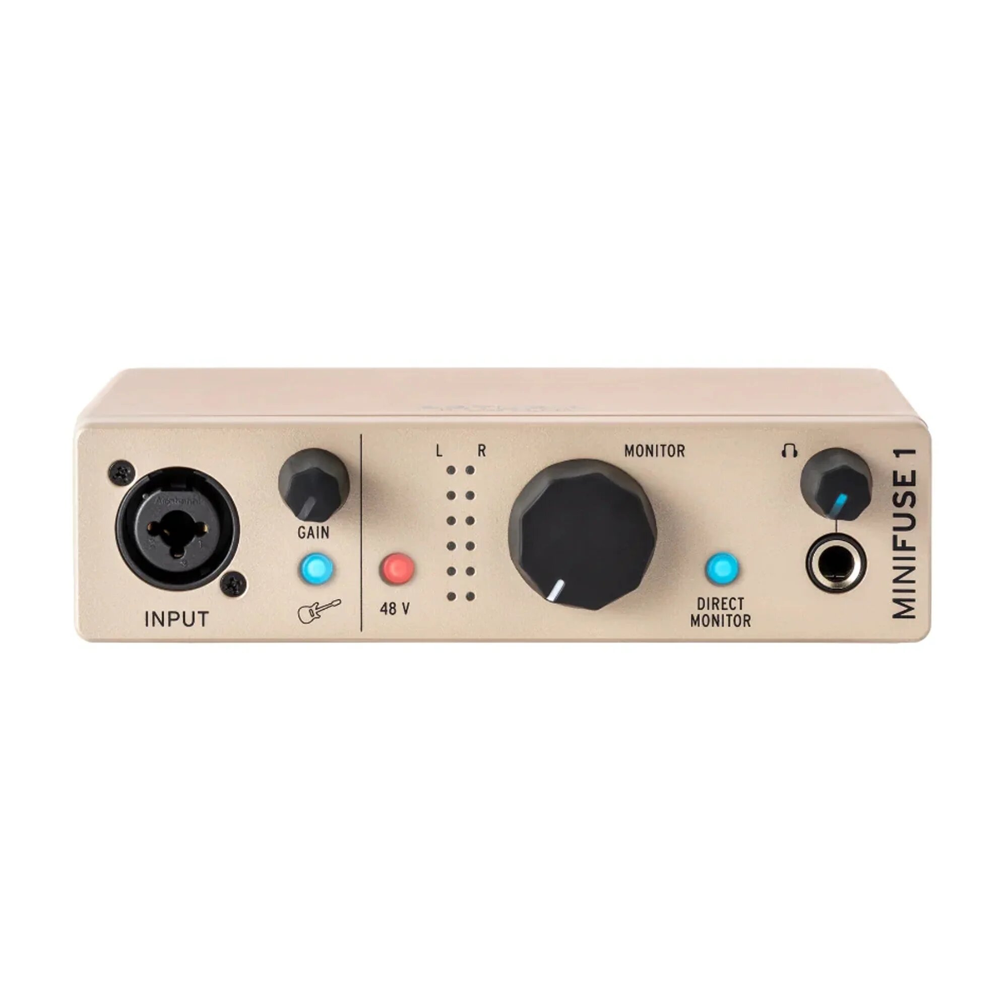 Внешний аудиоинтерфейс Arturia MiniFuse 1, 24 бит, 192 кГц, champagne