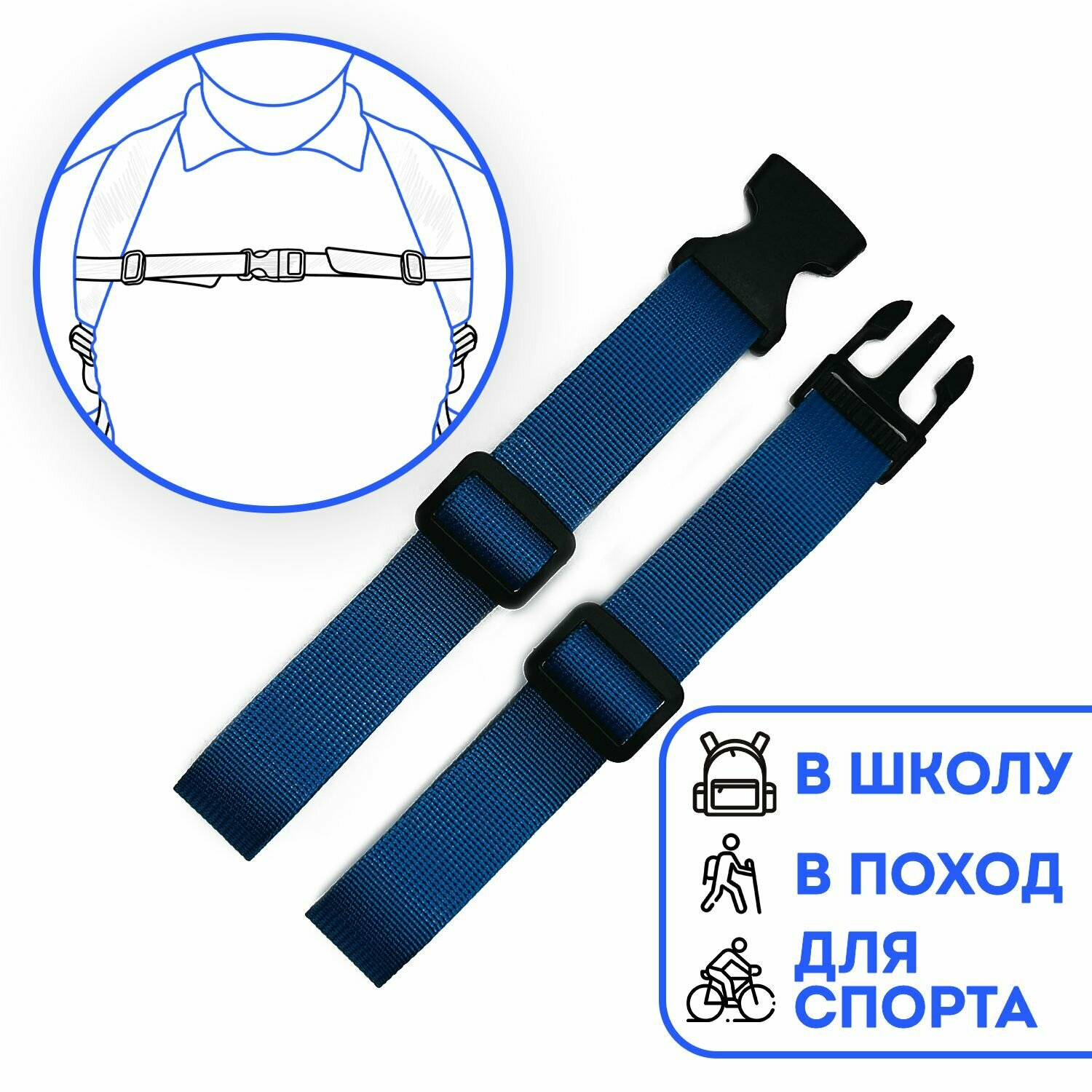 Стяжки для рюкзака