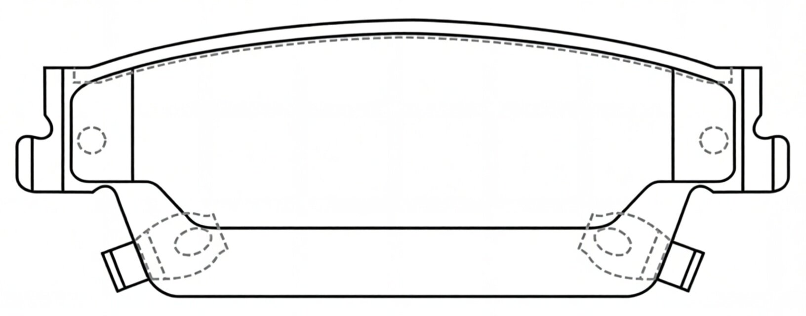 Колодки тормозные дисковые CADILLAC SRX 04-08 PN0625 NiBK арт. PN0625