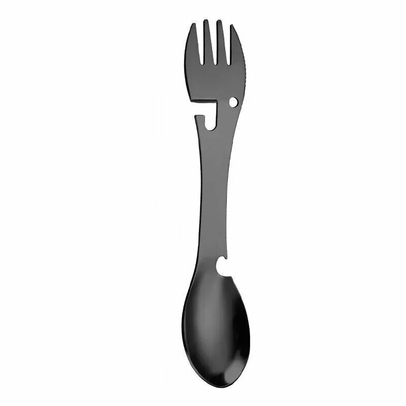 Ложка-вилка 5 в 1 Black-1pc