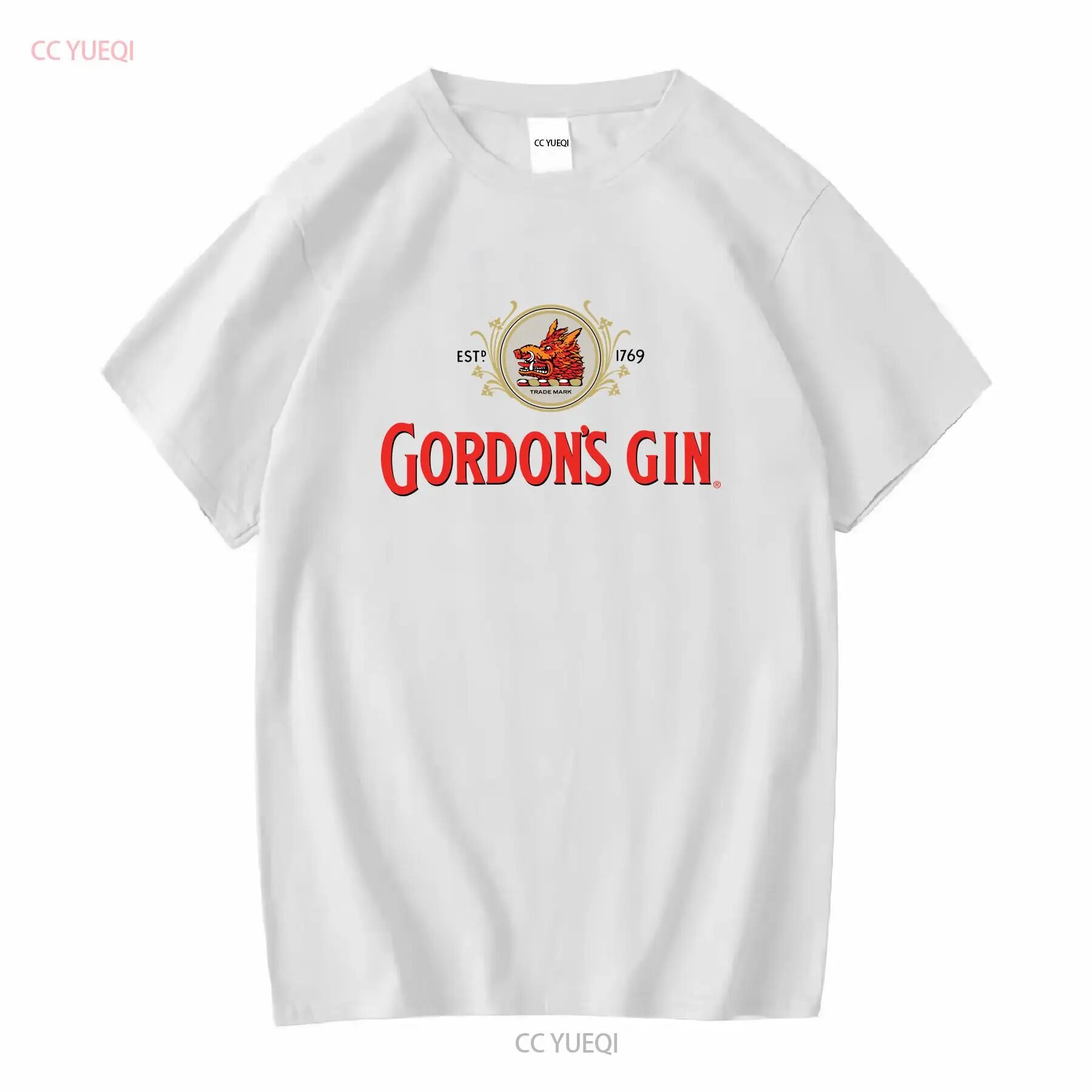 Футболка мужская/женская Gordons Gin белая XL
