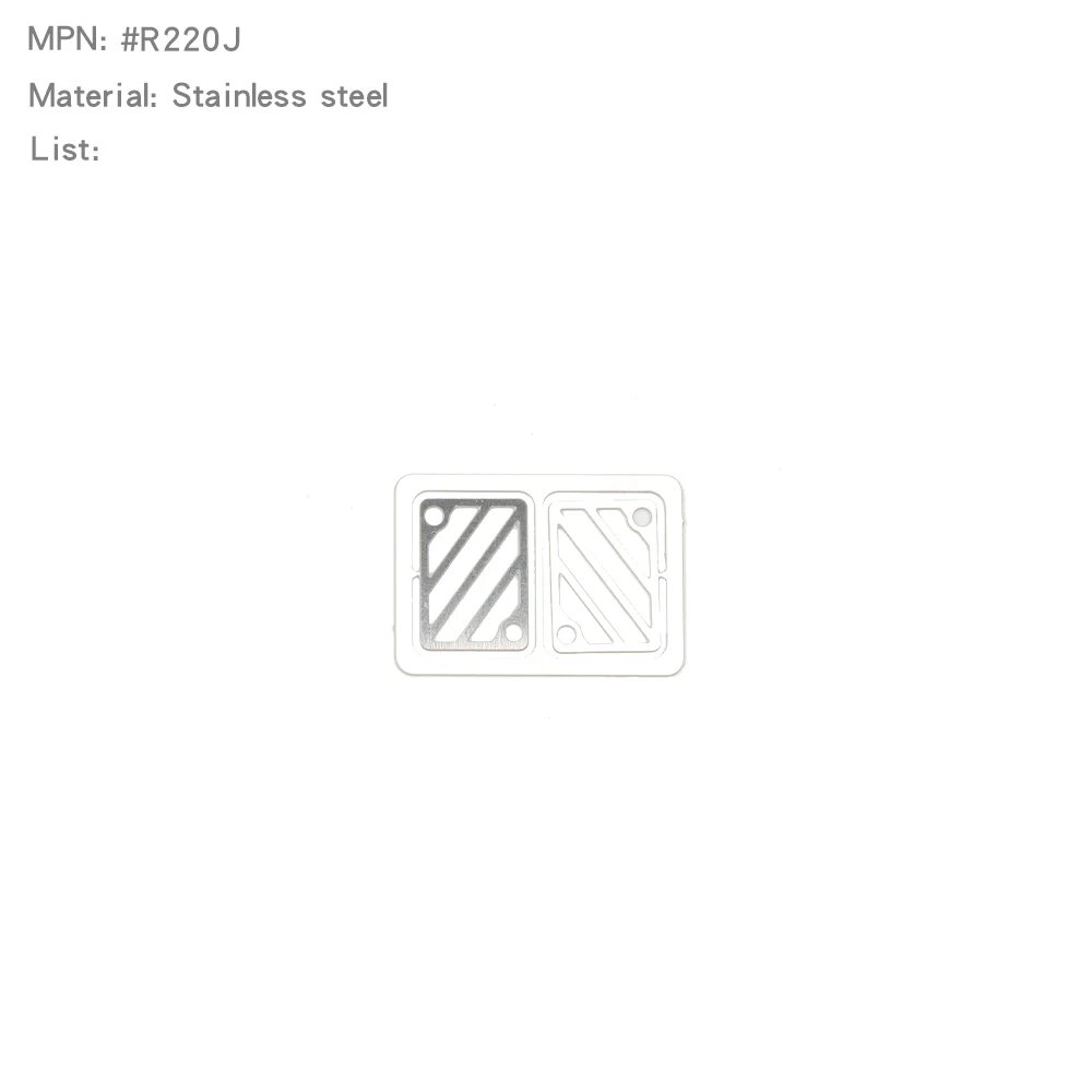 Декоративные решетки R220J из нержавеющей стали для MJX H12Y