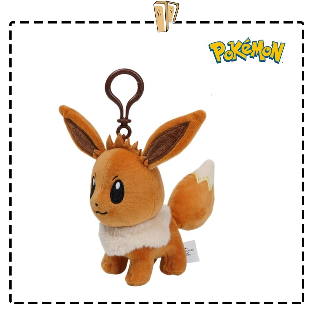 Плюшевые игрушки Pokemon - Мимикью, Силвейон, Пиплуп, Скорбани Potdemiel Коричневый, Eevee 10CM