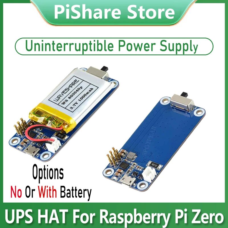 UPS HAT (C) для Raspberry Pi Zero, Цвет: UPS-HAT-(C) — фото 1