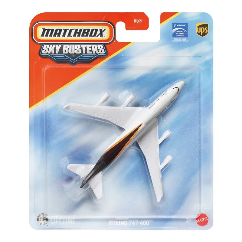 Matchbox Sky Busters Boeing 747-400 UPS JCN03