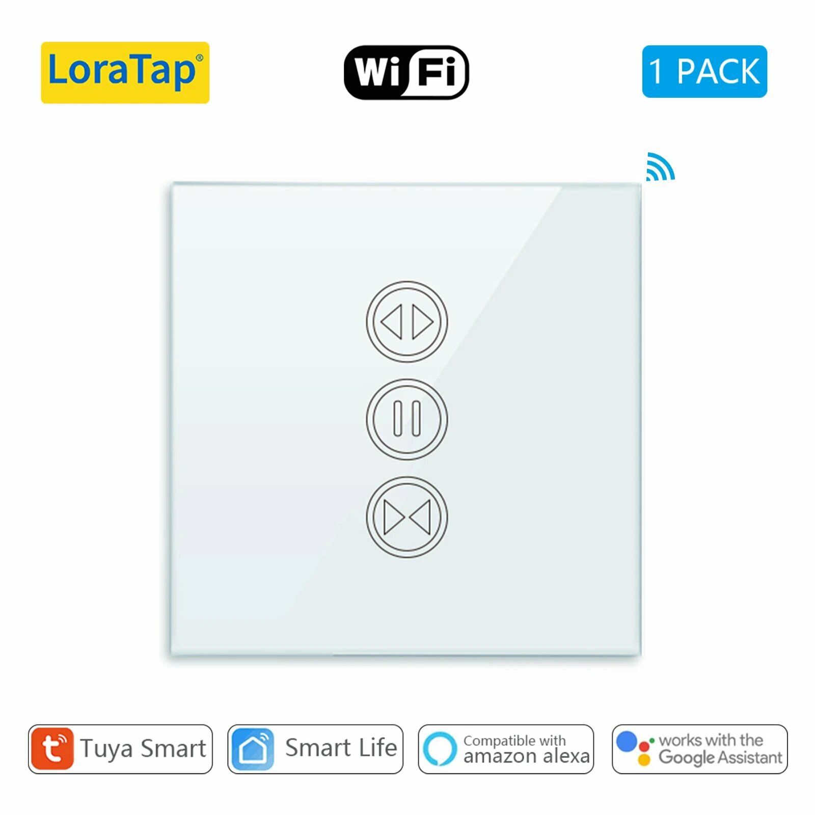 LoraTap Wi-Fi выключатель роллет, Style 1