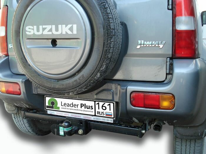 Фаркоп Лидер-Плюс для SUZUKI JIMNY 1998-2018 с электрикой (Smart) и сертифкатом в комплекте арт.(S403-FC)