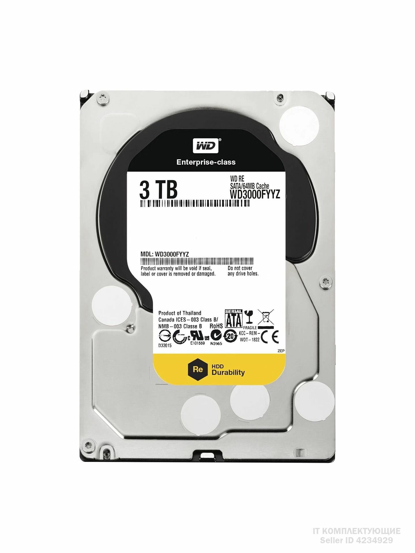 Western digital zhestkiy disk dlya pc multiplatforma 1 sht — фото 1