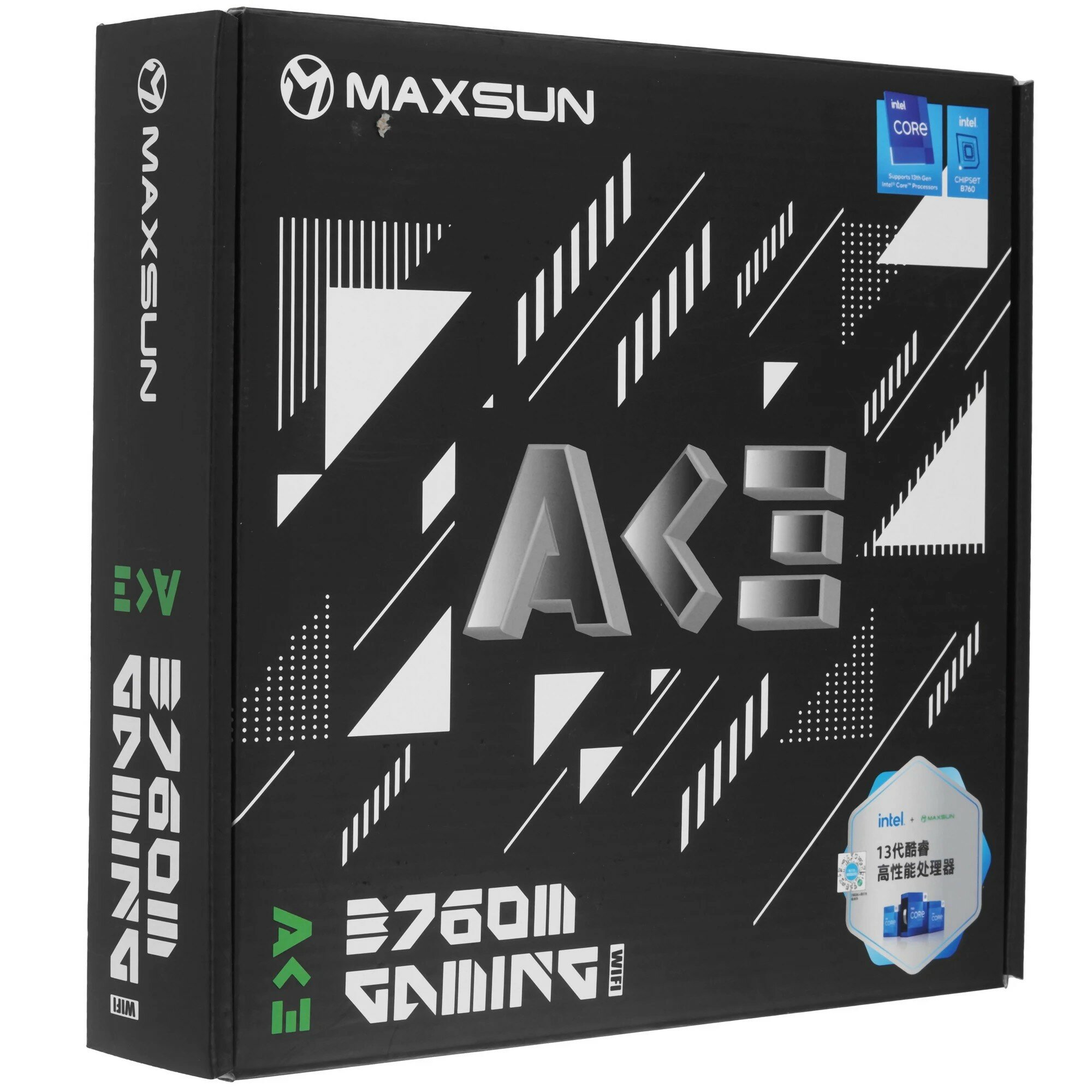 MAXSUN Материнская плата MS-B760M Gaming WIFI ACE LGA 1700 2хDDR V 2хM.2
