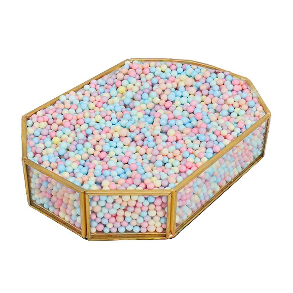 Многоцветные пластиковые шарики из пены, 15g - 2-3mm