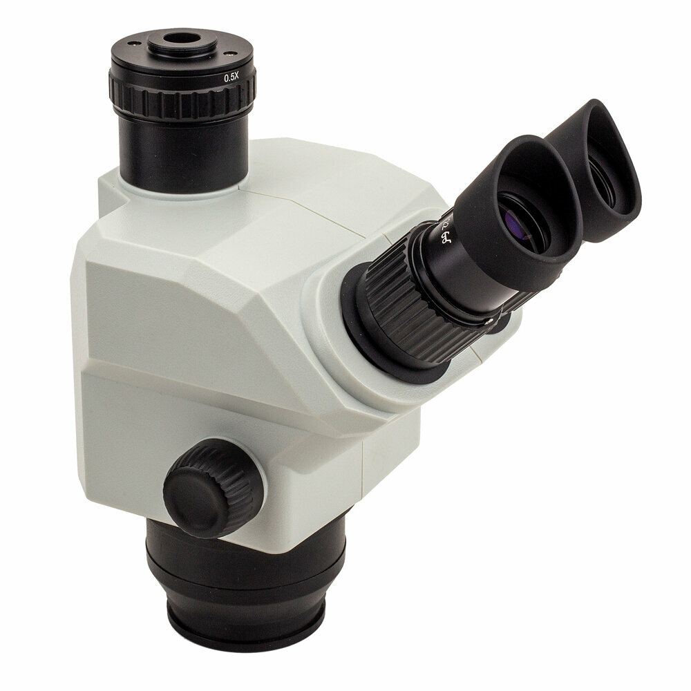 Новые пластиковые головки 7X - 60X с окулярами WF10X / 22MM trinocular microscopio head