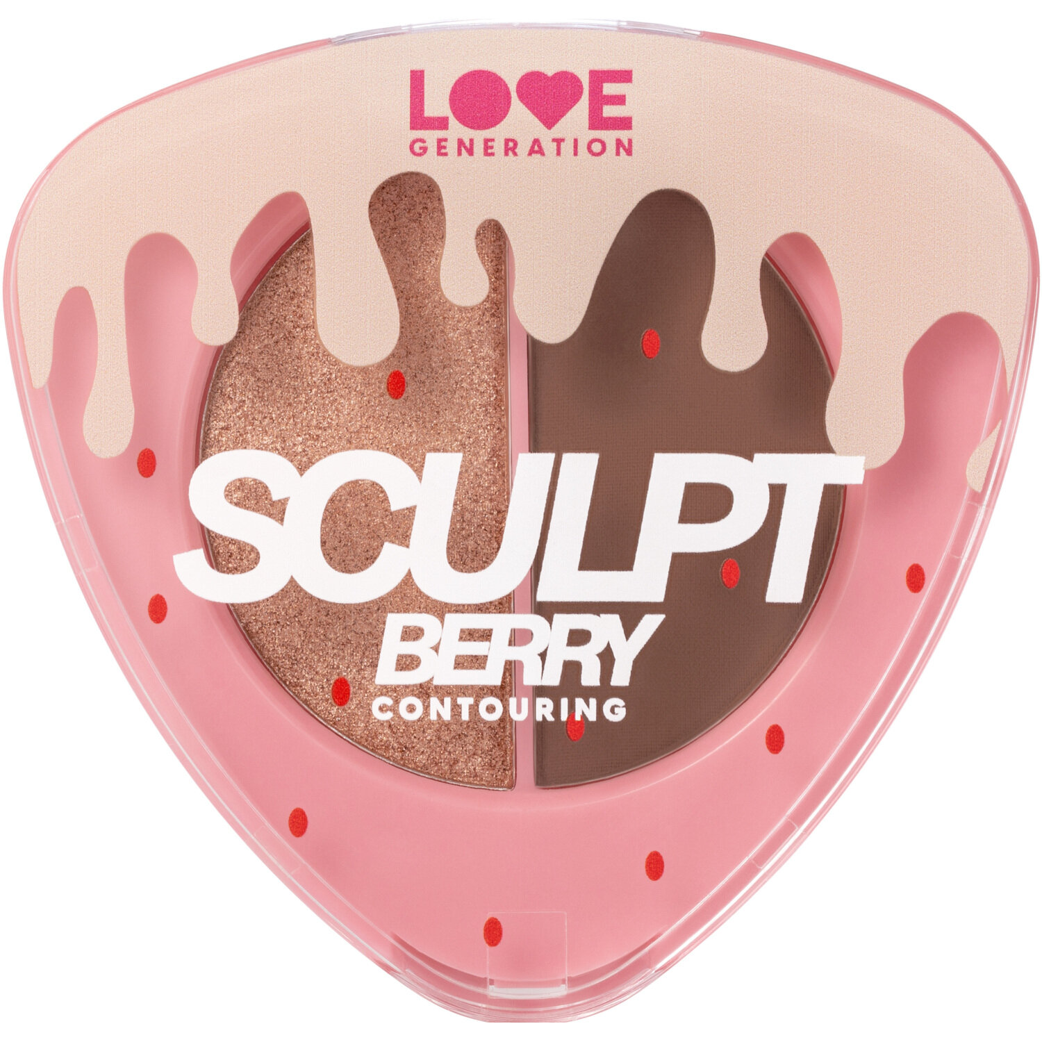 Палетка для контуринга лица Love Generation Contouring Face Palette "SculptBerry" тон 02 (LG212001102)