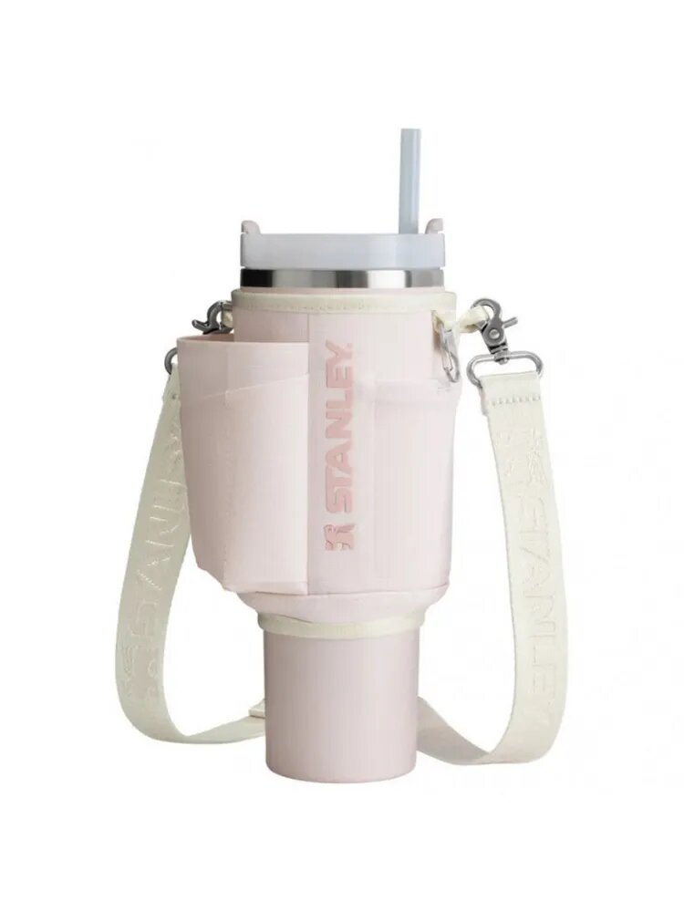 Рюкзачок для стакана Stanley 40 oz, светло-розовый, аксессуары для термоса