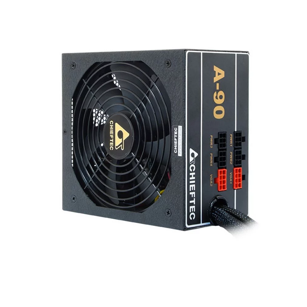 Блок питания Chieftec GDP-750C, 750Вт, 80PLUS, 140мм, отстегивающиеся кабели