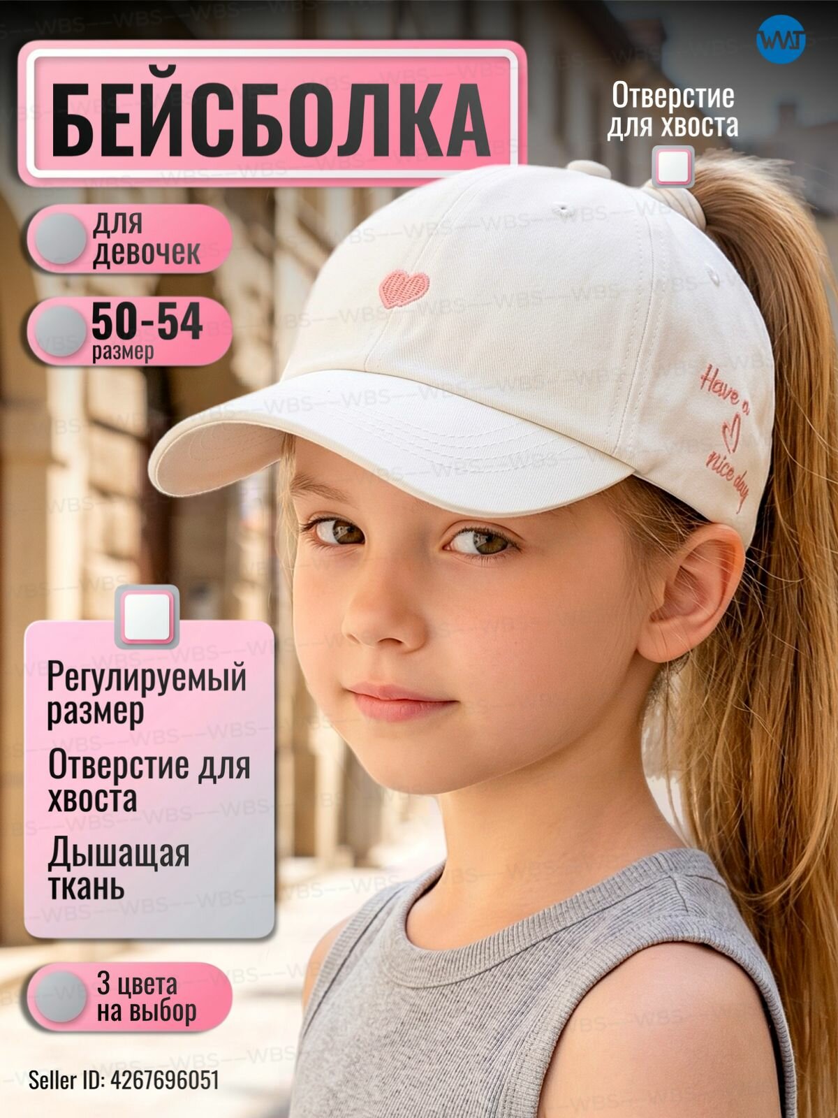Бейсболка  для мужчин и женщин