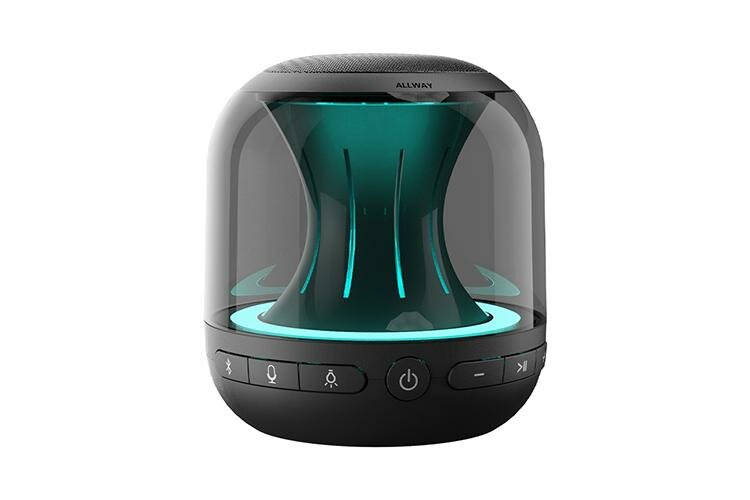 Беспроводная колонка ALLway, halo 10 black, компактная, до 10 часов работы, Bluetooth