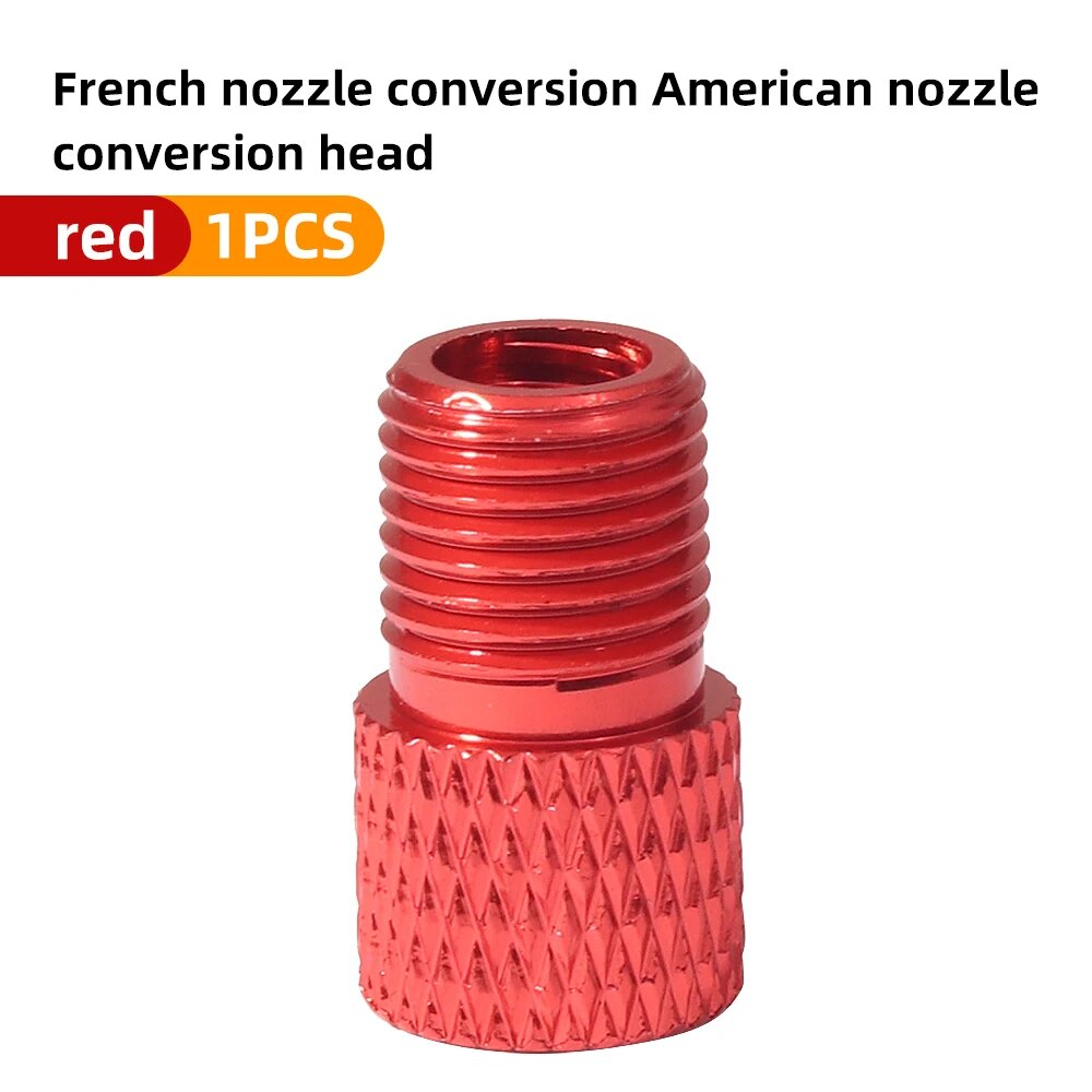 Адаптер VXM для велосипедных клапанов Красный, Red 1PCS