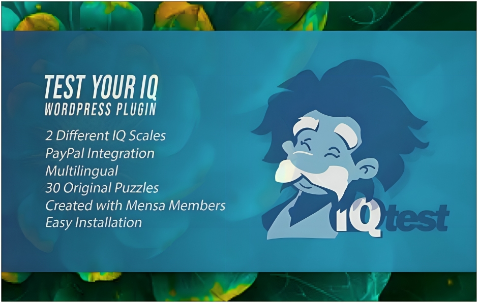 IQ tester version 1.0.0 - The best plug-in for your IQ WordPress Plugin