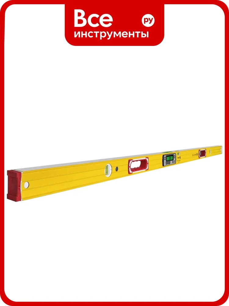 Уровень STABILA tech 196 dl, 183см (ip 67, 2верт, 1гориз, 2 жк дисп, точн. 0,5 мм/м) , шт 19824