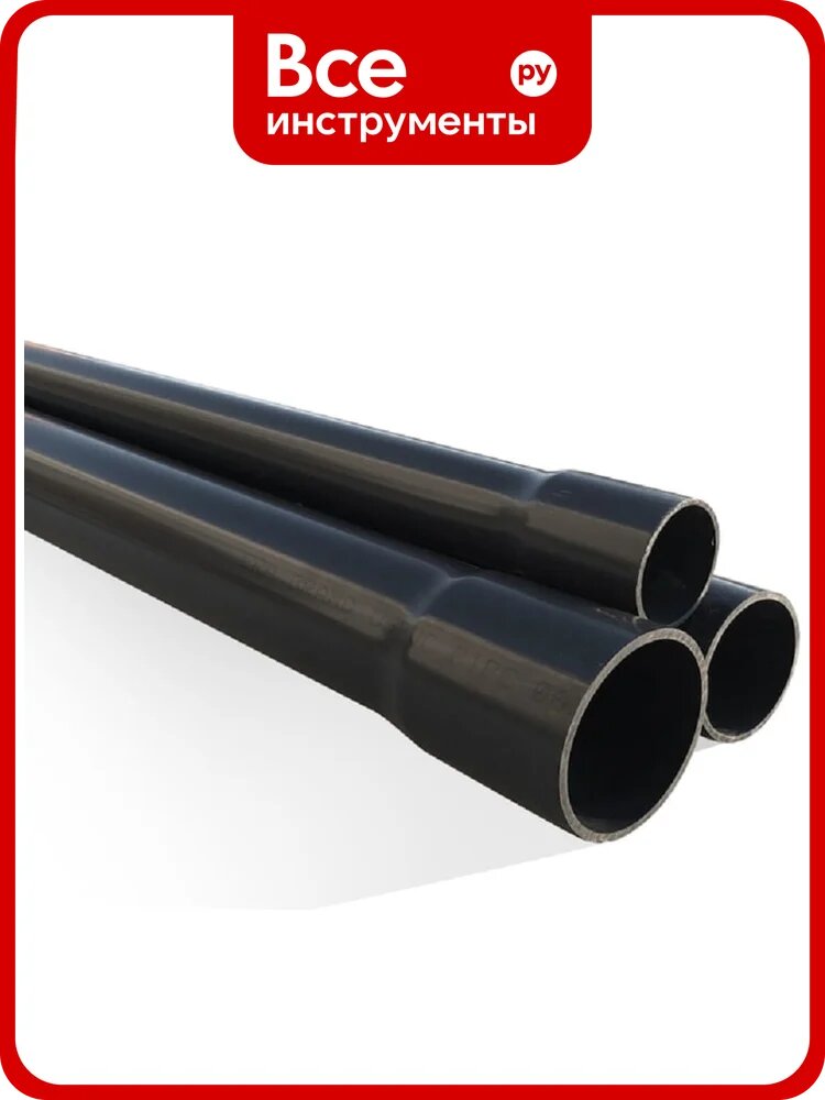 Напорная клеевая труба НПВХ (PVC-U) AQUAVIVA 90x2.8x3000 PN6 с раструбом AQV309028R 39881