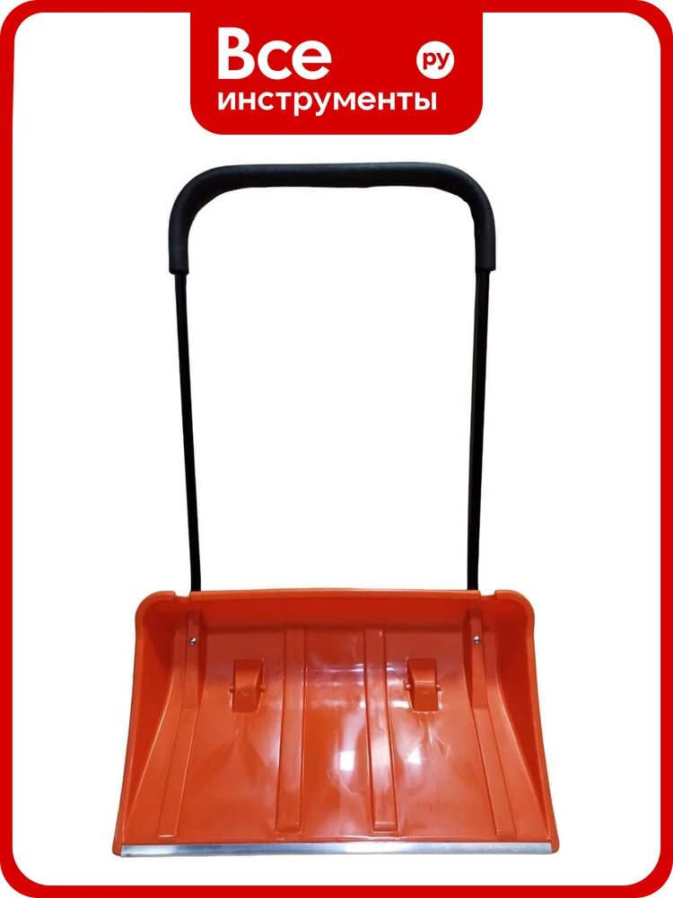 Пластиковый морозостойкий скрепер на колесиках LWI SNOWMAX №14 с мягкой утепляющей ручкой, м