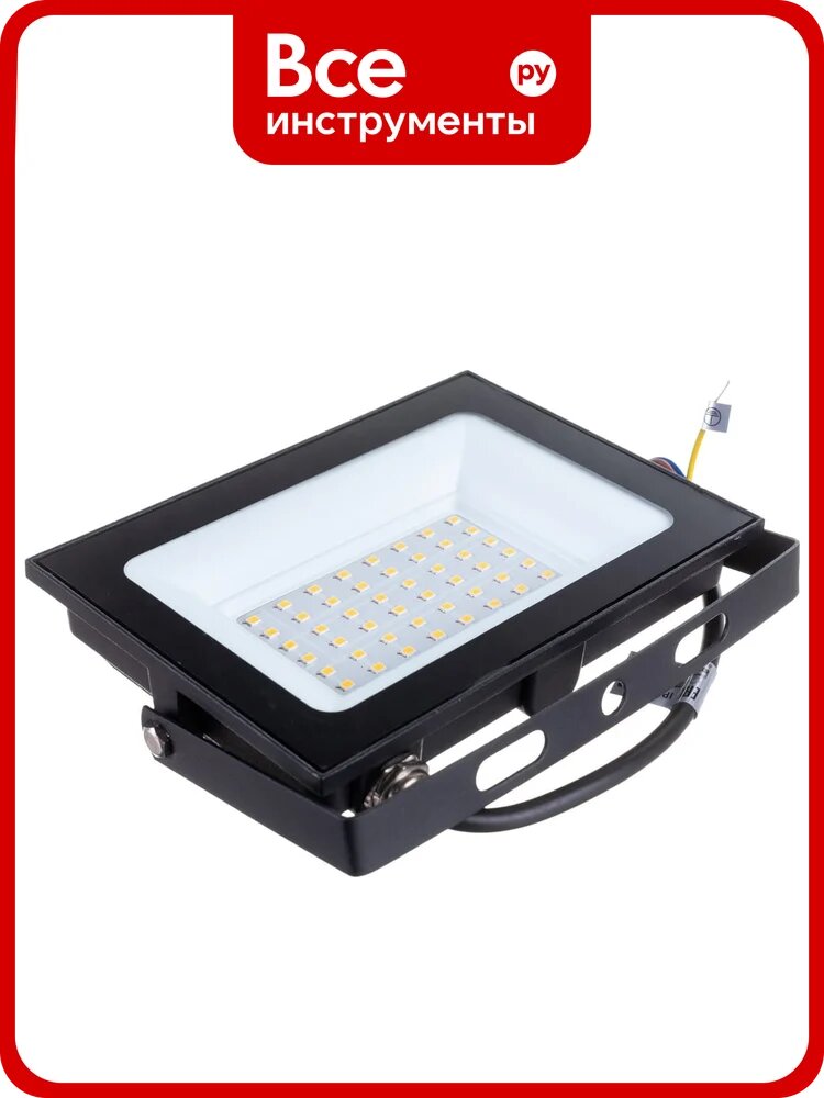 Светодиодный прожектор Uniel 50W 3000K IP65 200-250В BLACK ULF-F21 UL-00007733 для питания светодиодных систем