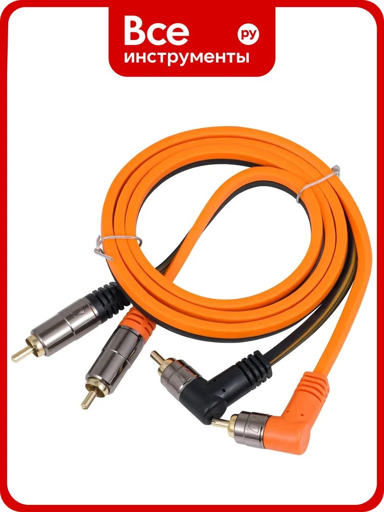 Кабель DL Audio Raven RCA, 1м, силикон, морозостойкий, 2 разъема