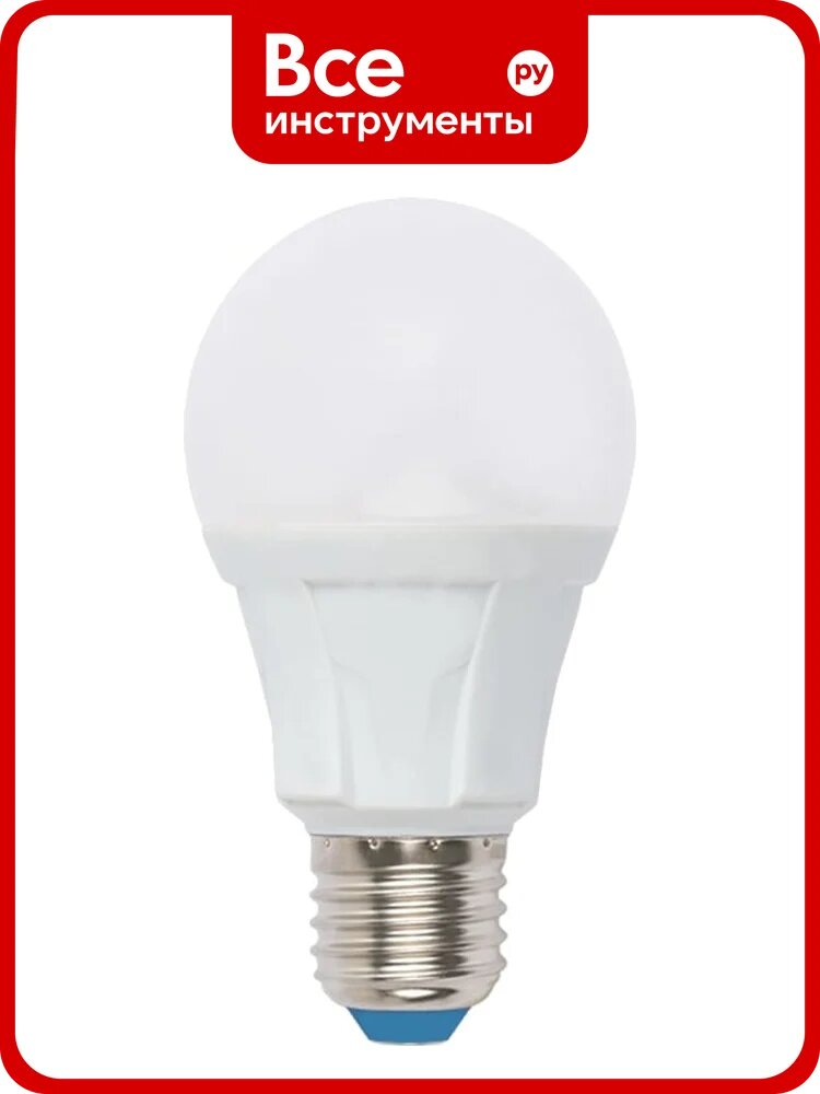 Светодиодная диммируемая лампа Uniel LED-A60 10W/6500K/E27/FR/DIM PLP01WH форма А UL-00004285