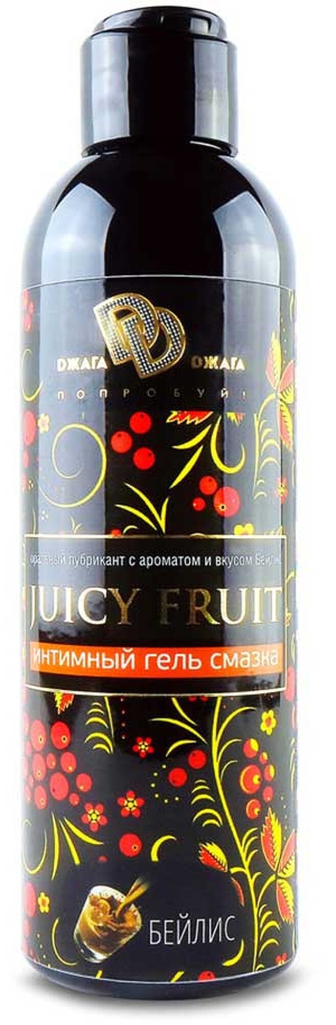 Съедобный оральный лубрикант Джага Джага смазка со вкусом "Juicy Fruit - Бэйлис" 200 мл