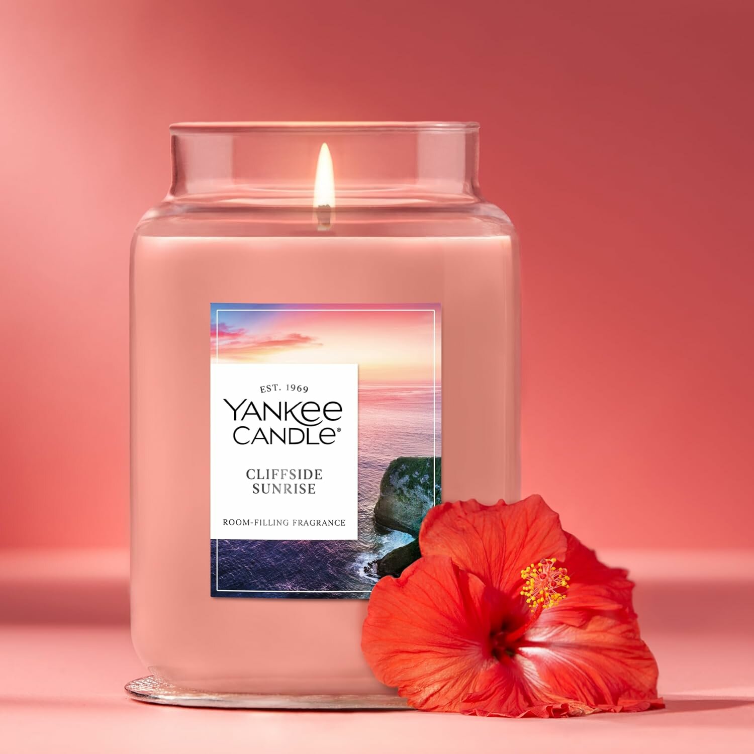 Ароматическая свеча Yankee Candle Original Large Jar Cliffside Sunrise( 623гр)