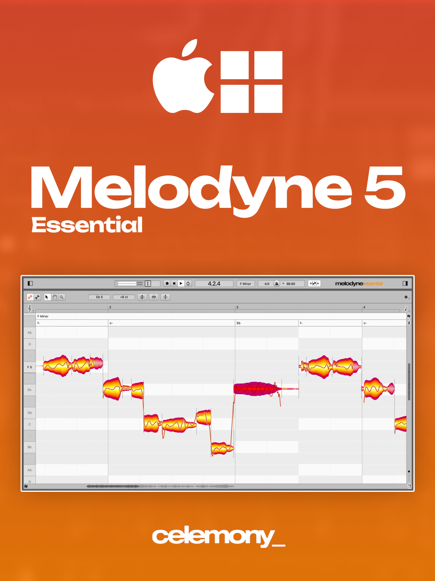 Celemony Melodyne 5 Essential (Бессрочный лицензионный ключ) для macOS & Windows