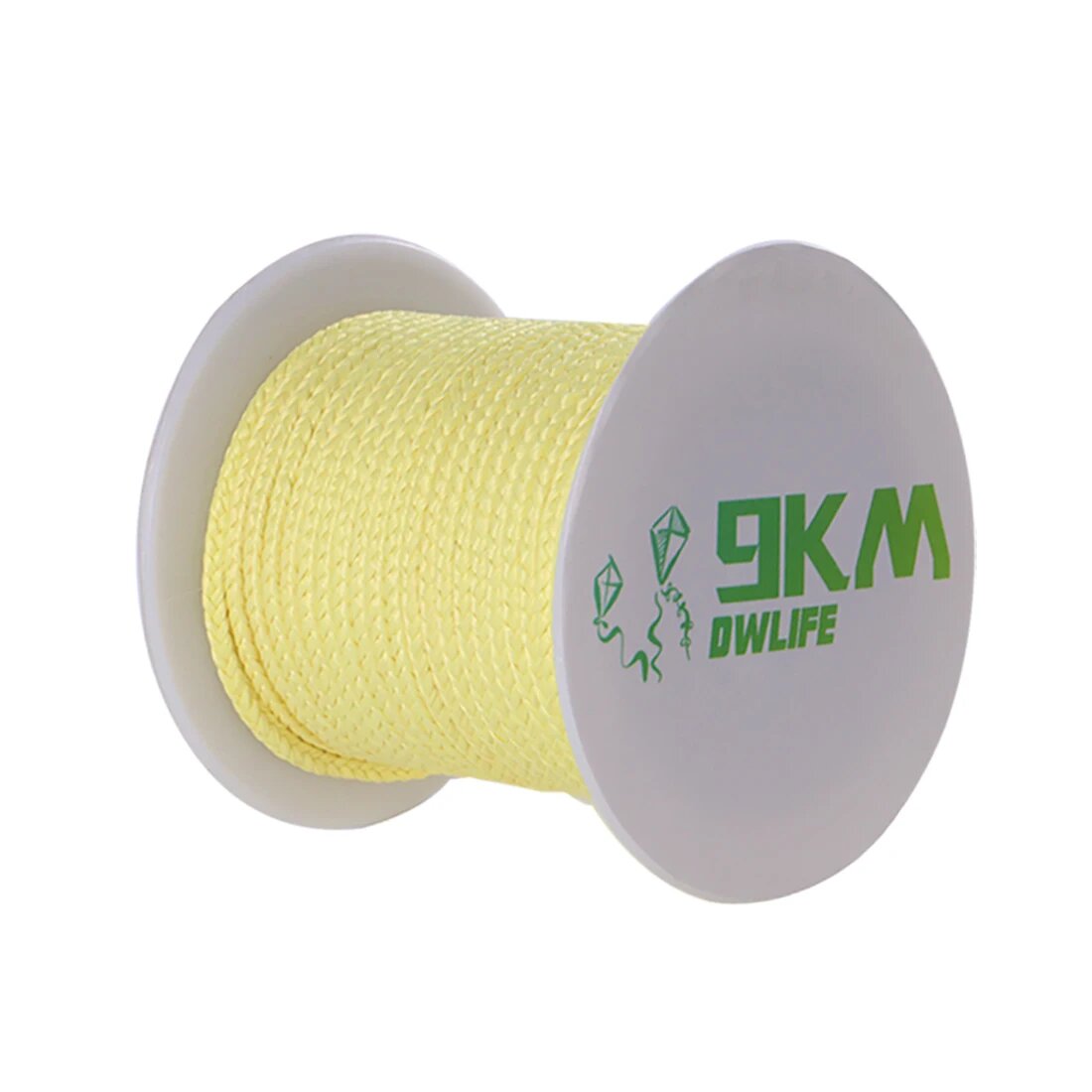 9KM Кевларовая леска для рыбалки жёлтая 50-200 футов 750lb-15m 50ft2.3mm