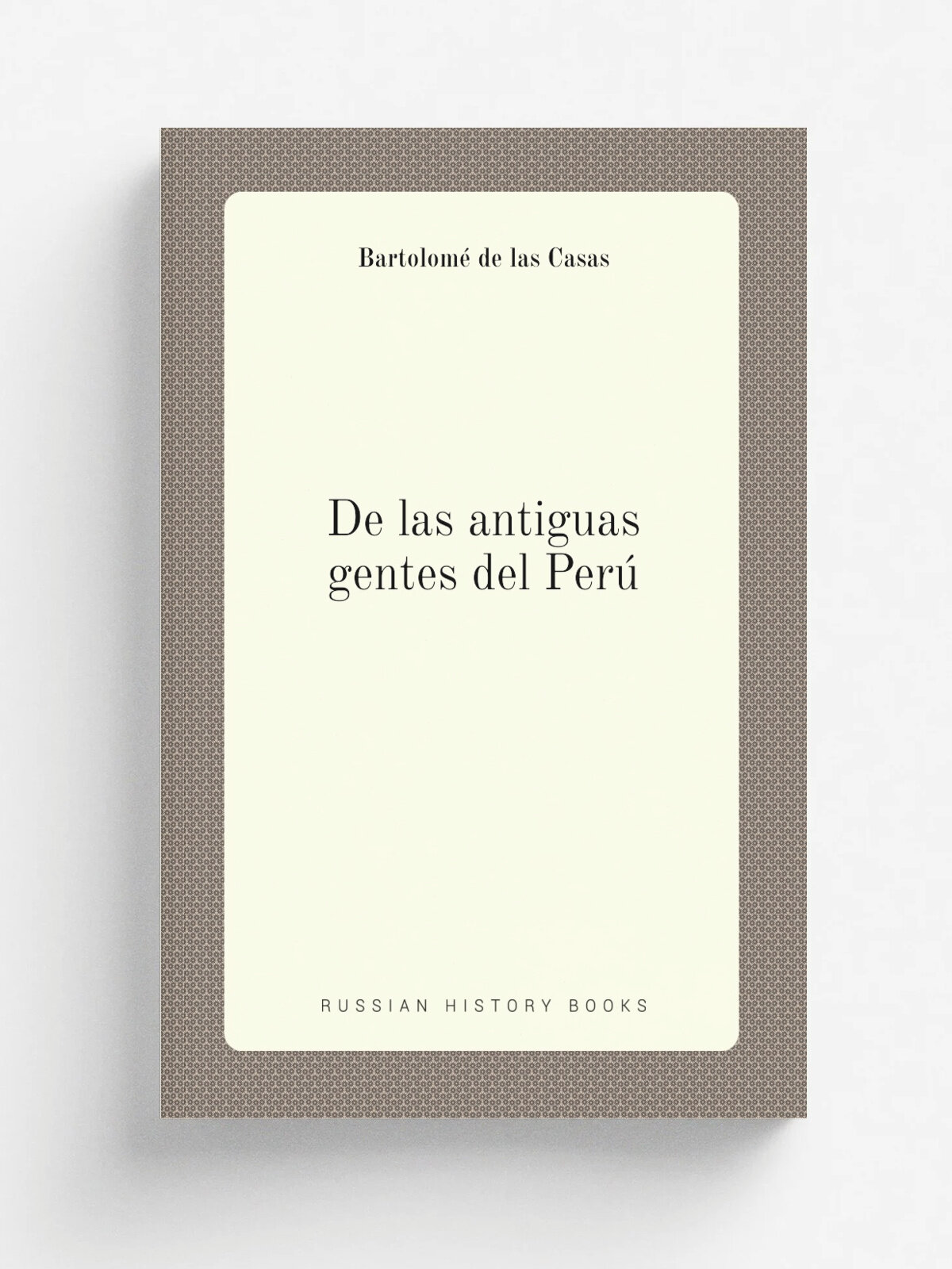 De las antiguas gentes del Per.