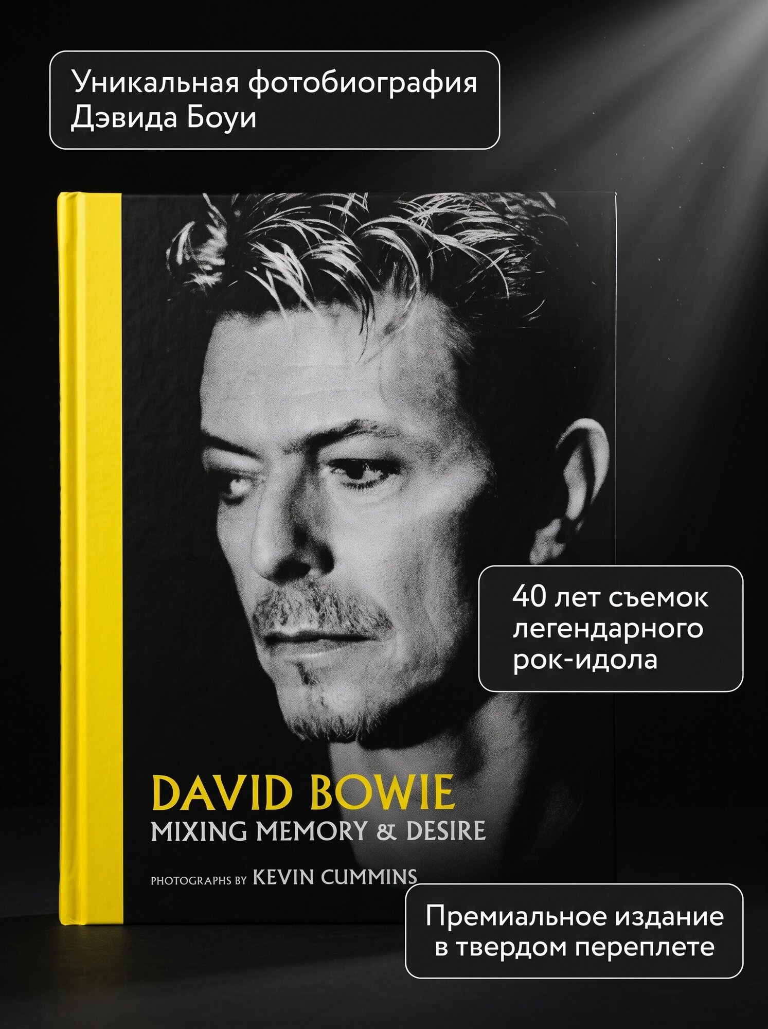 Книга David Bowie: Mixing Memory & Desire на английском языке, Твердый переплет