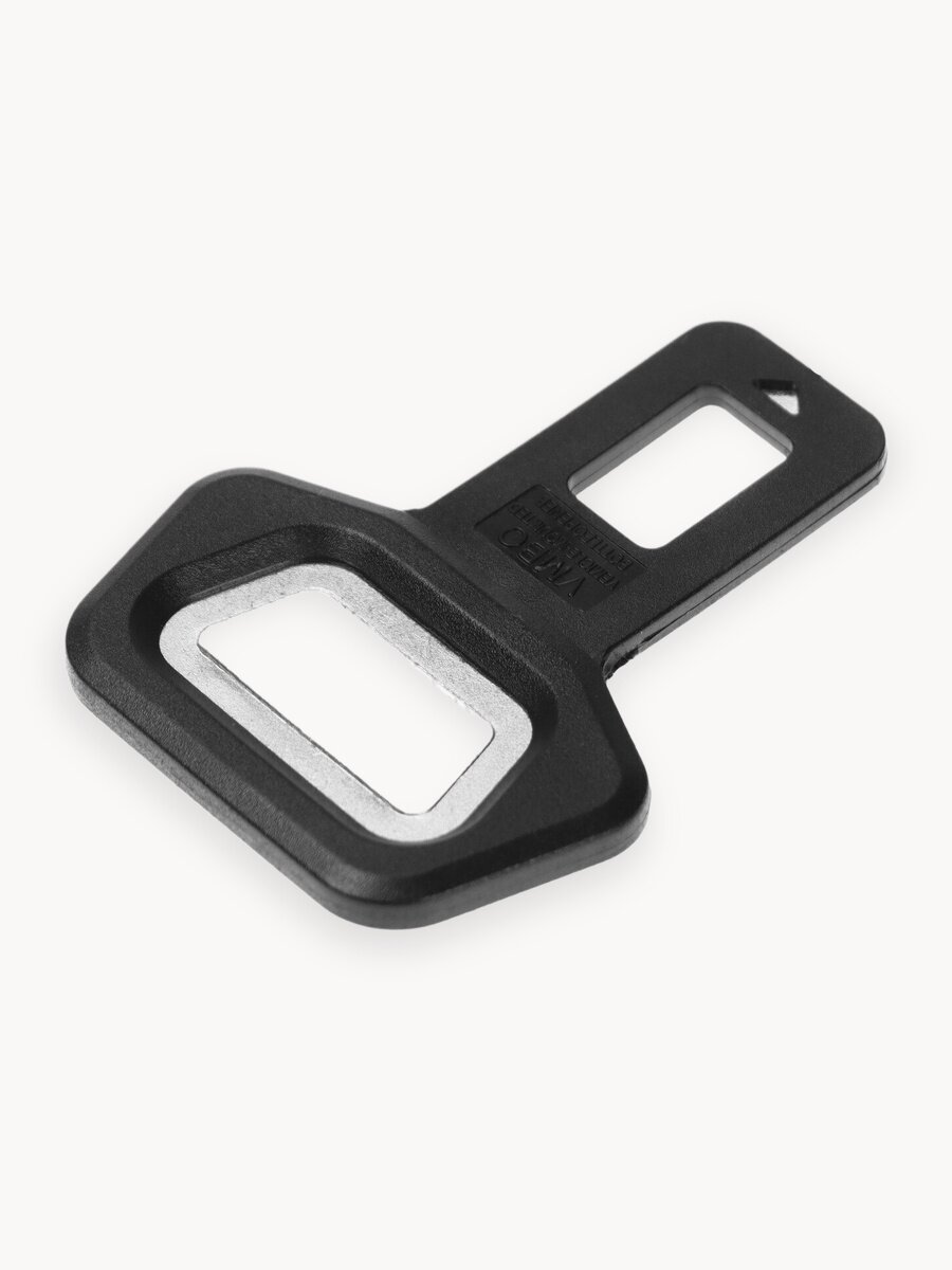 Заглушка ремня безопасности TORSO с функцией открывашки, металлическая