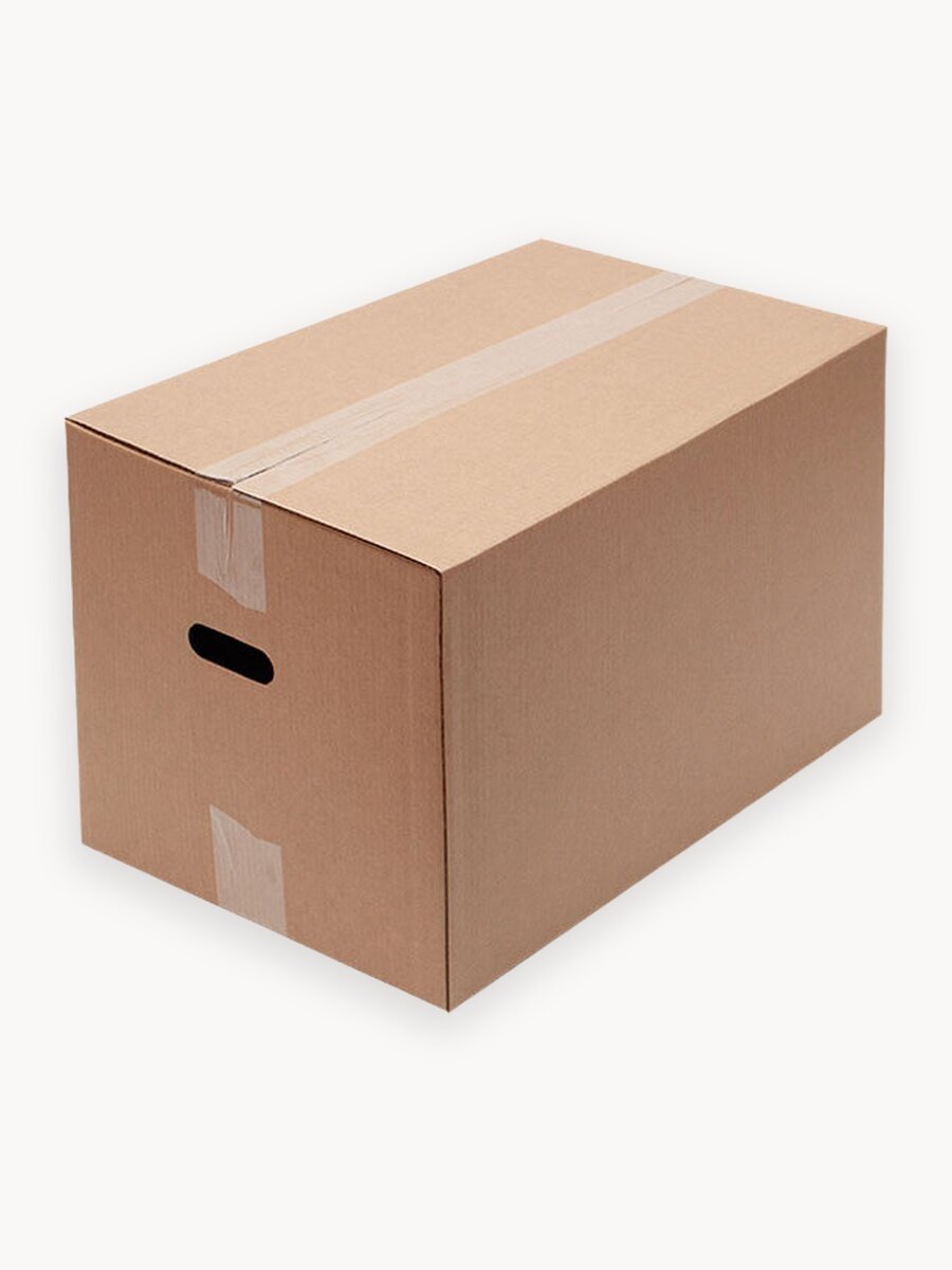 Коробки картонные для переезда и хранения с ручками, 7 шт, 600х400х400 мм