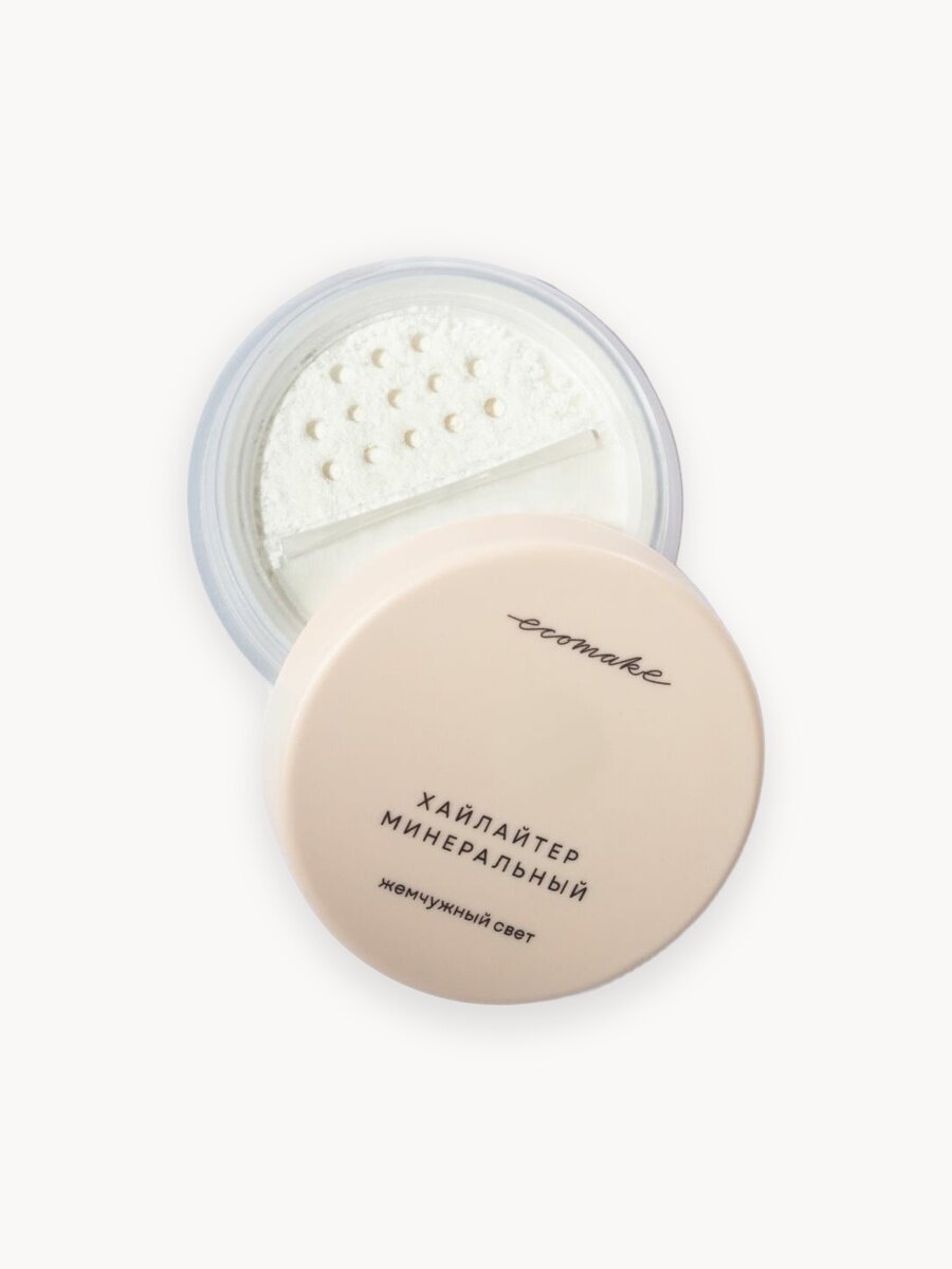 Хайлайтер Шиммер для лица сухой минеральный "Жемчужный свет"