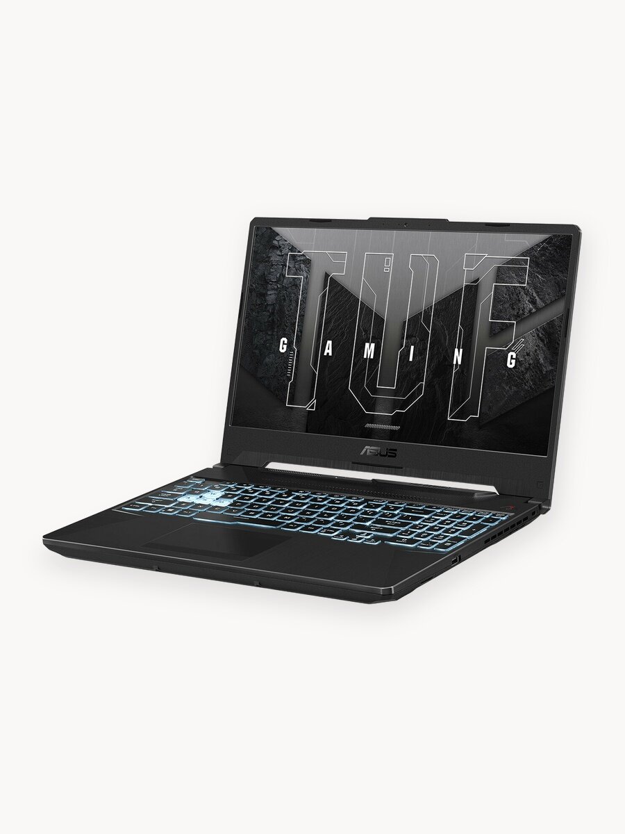 НоутбукTUF GamingFA506NCG-HN21815.6 FHD 1920X1080 16:9 250nits Anti-Glare NTSC:45% Wide ViewR7-7445HS16GB512GB PCIE G4 SSDGraphite Black
