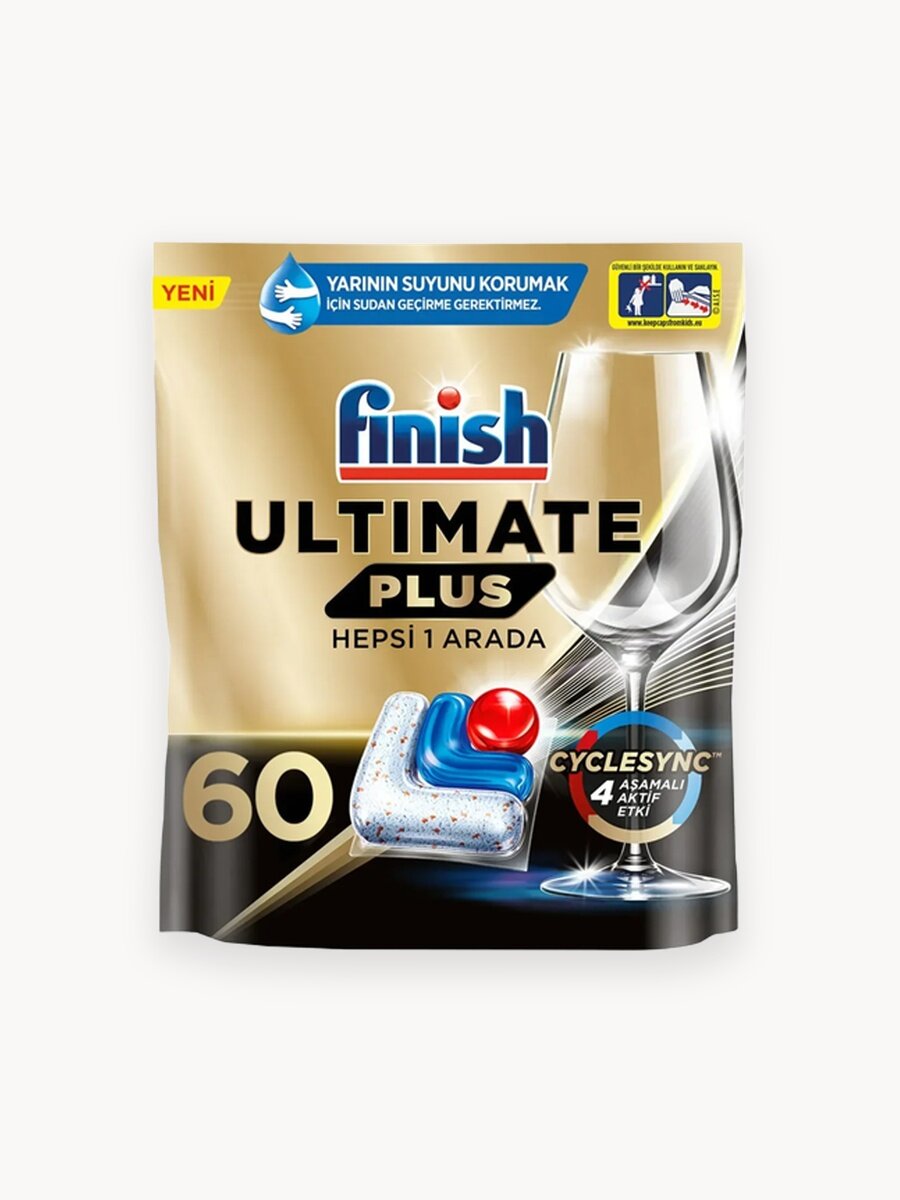 Капсулы для посудомоечных машин Finish Ultimate PLUS, 60 шт.