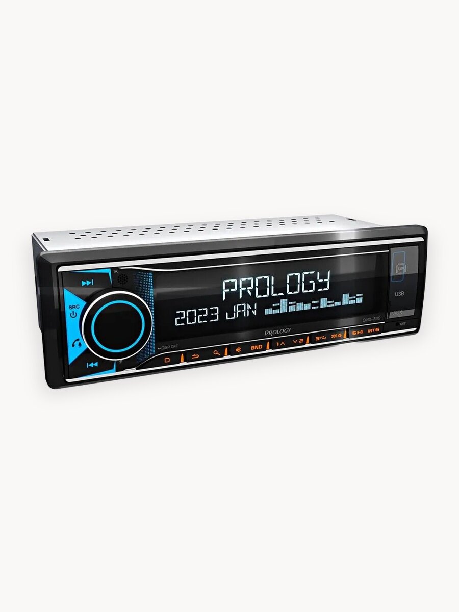 Автомагнитола PROLOGY CMD-340 FM/USB/BT с DSP процессором Магнитола для авто с блютуз