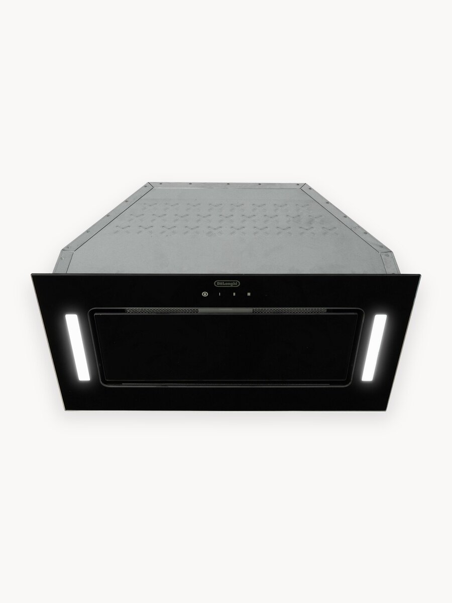 Вытяжка для кухни встраиваемая DeLonghi COSETTA, 515NB, 52.5 см, черная, кухонная вытяжка, вытяжка на кухню