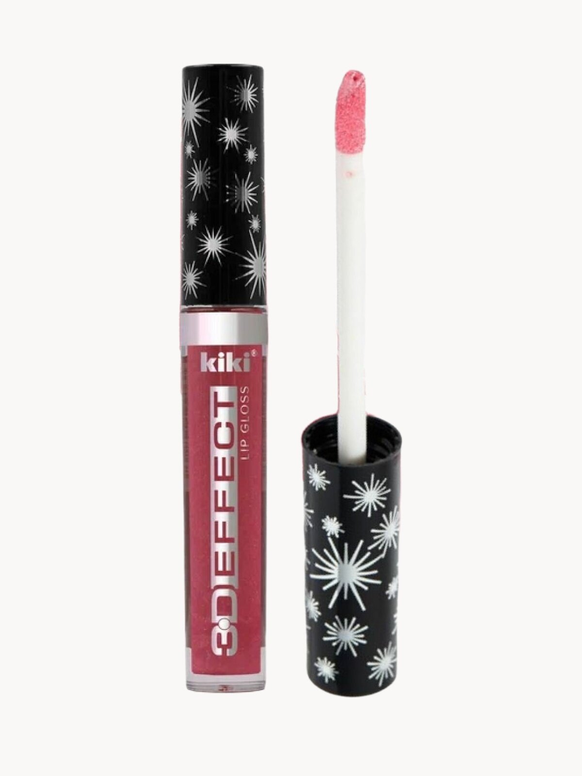 Блеск для губ kiki 3D EFFECT, придающий объем, тон 903 вишнёвый, LIP GLOSS, глянцевый блеск с перламутром и увеличением объема, не липкая структура, увлажняющая и стойкая жидкая помада