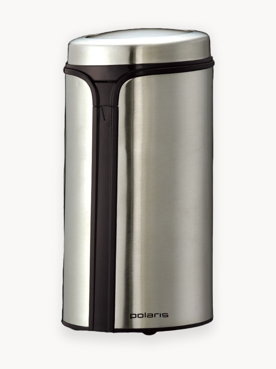 Кофемолка Polaris PCG 0815A, 150 Вт, нержавеющая сталь, серебристый/черный