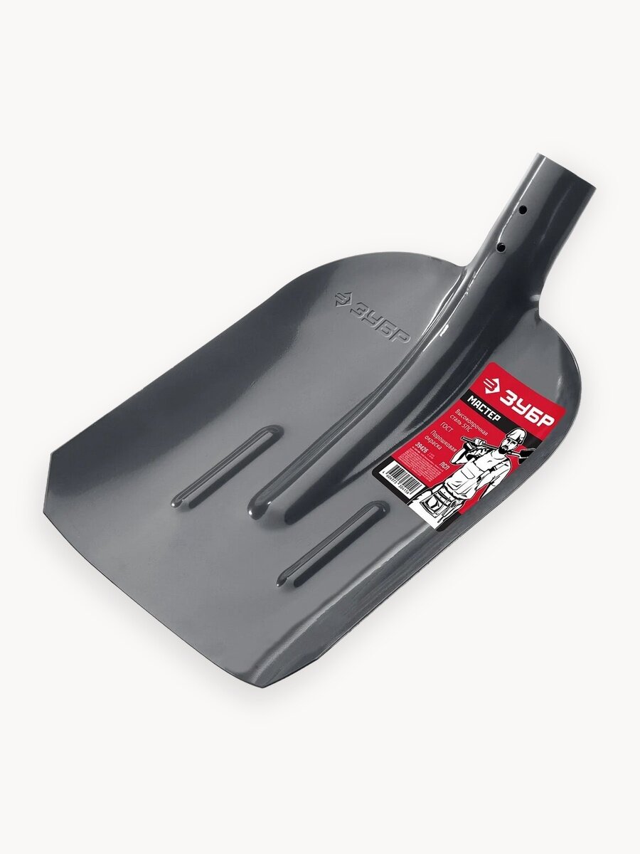 Совковая лопата ЗУБР с ребрами жесткости ЛСП, без черенка, 39428, 1.6 мм