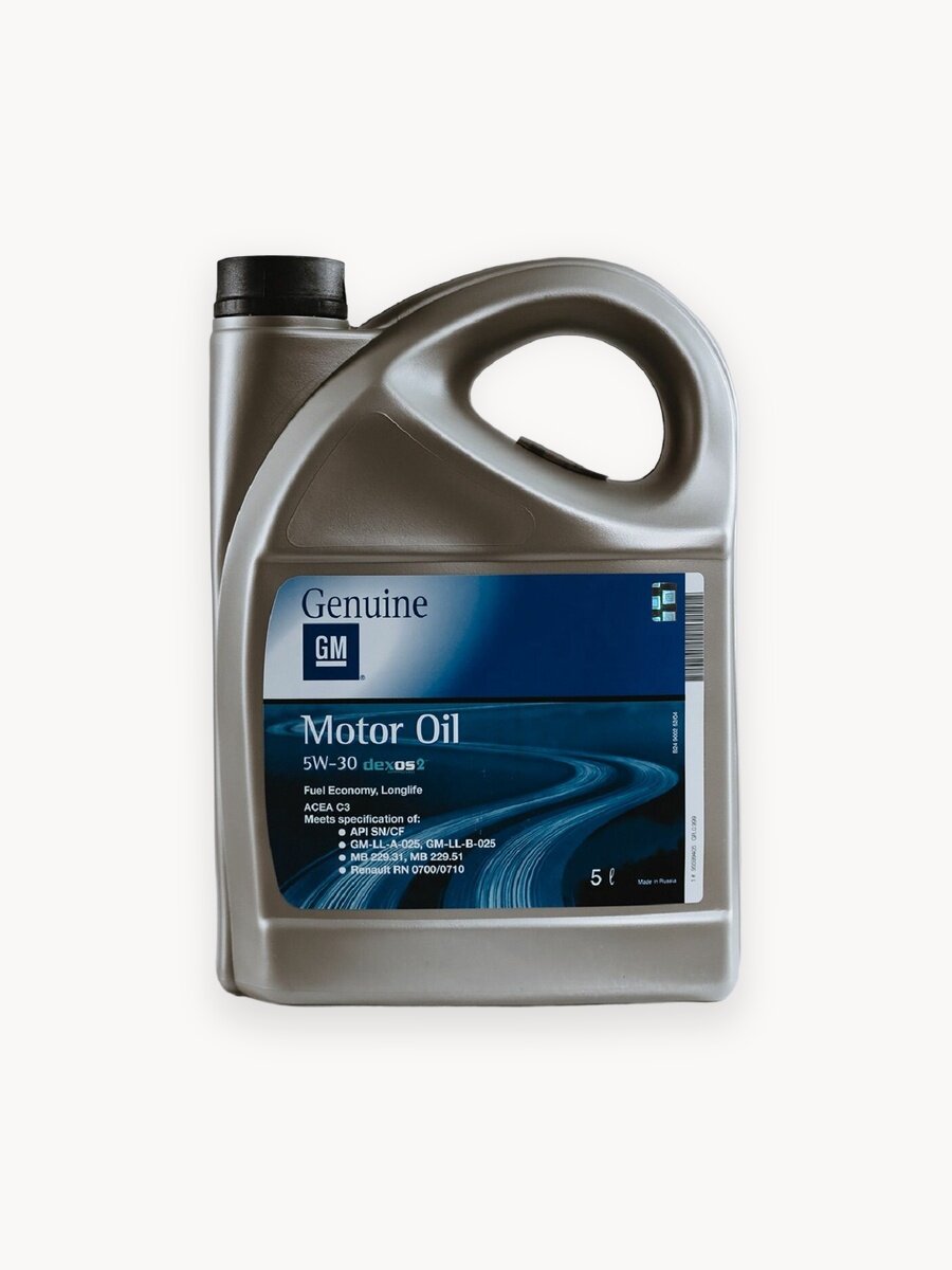 GM Dexos 2 5W30 5л моторное масло cинтетическое