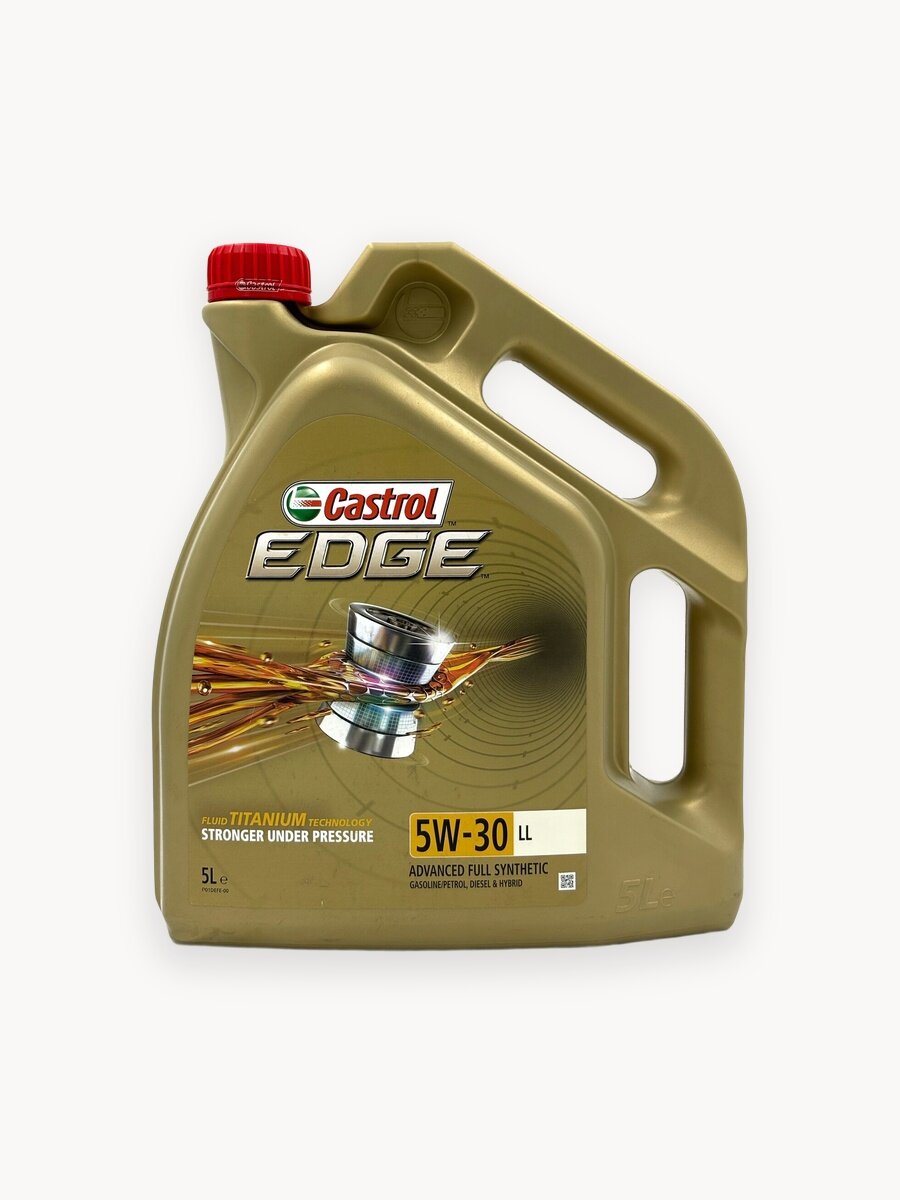 Масло моторное Castrol EDGE Titanium 5w-30 LL, синтетическое, 5 литров, старая канистра