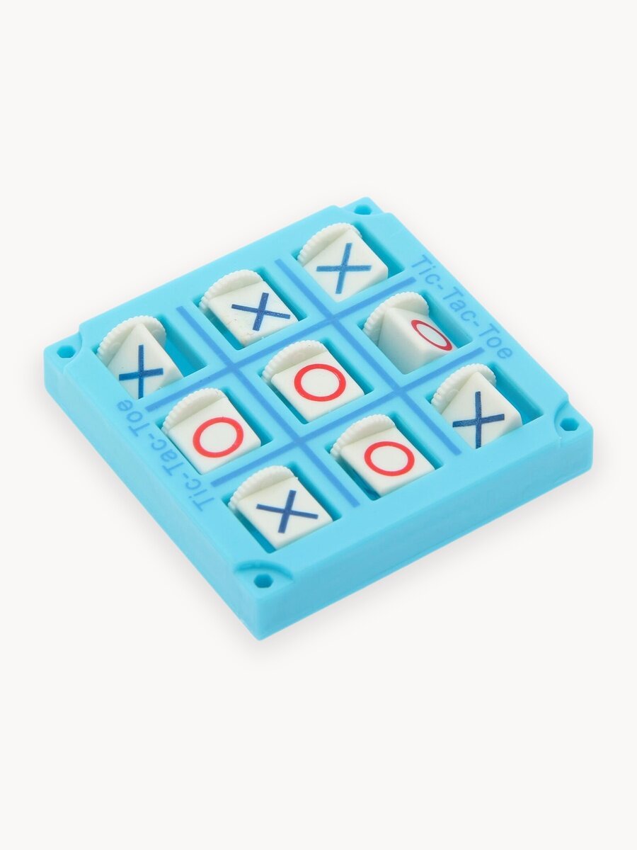 Настольная игра-стратегия "Крестики-нолики", головоломка, развивающая, для детей и малышей, цвет микс