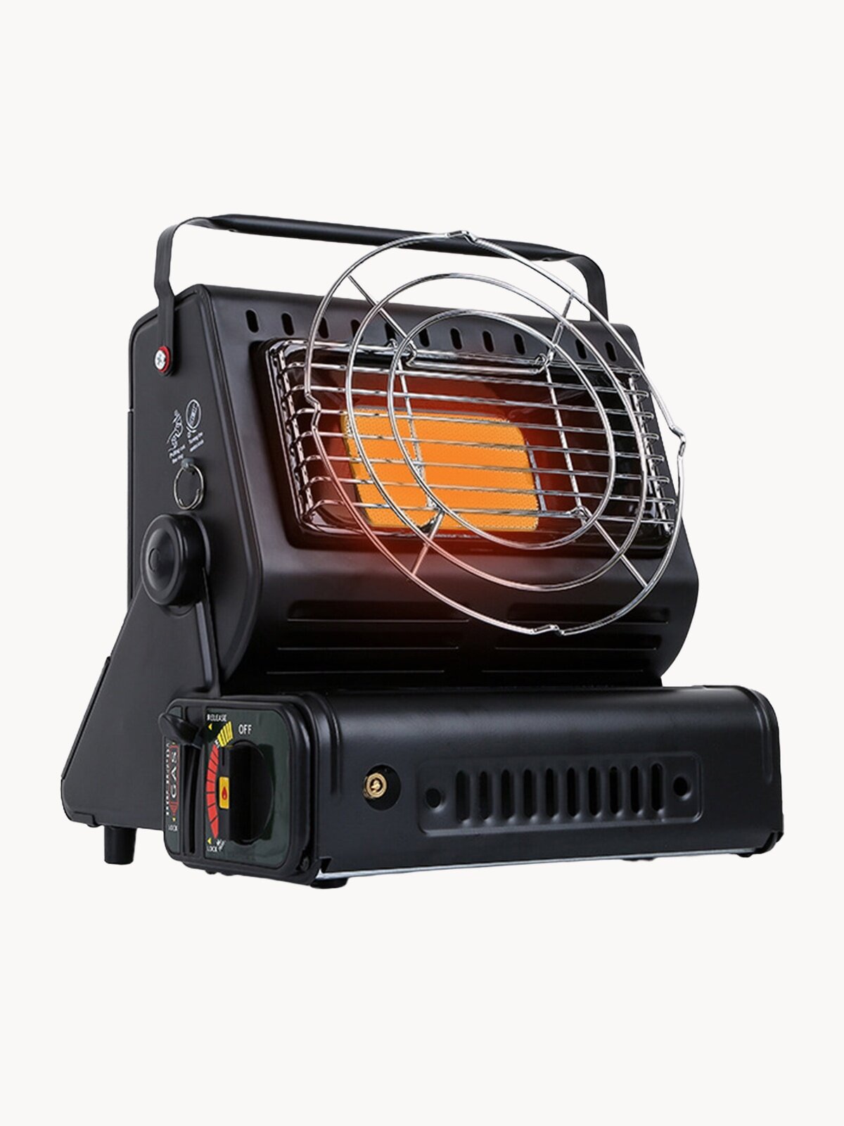 Газовый обогреватель двойного назначения мощностью 1300 Вт, портативная газовая печь для кемпинга и приготовления пищи